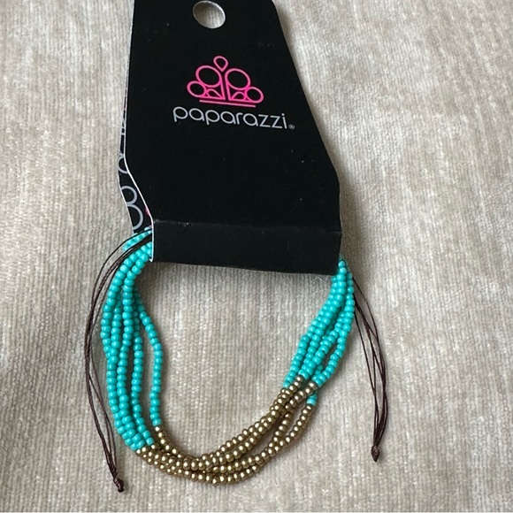 paparazzi | Jewelry | Paparazzi Jewelry Bead Bold Blue Pull String ...
